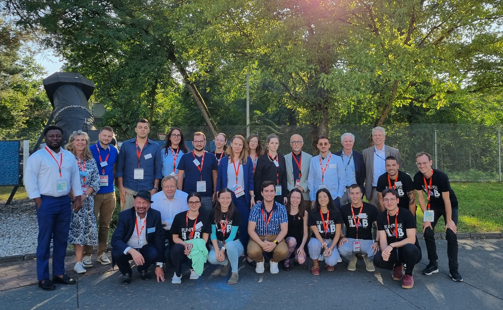 The participants of the ESA-FAIR Summer School on the sites of ESA‘s ...